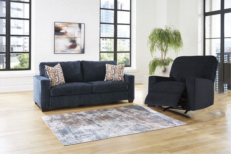 Rent To Own Ashley Aviemore-Ink Sofa & Recliner