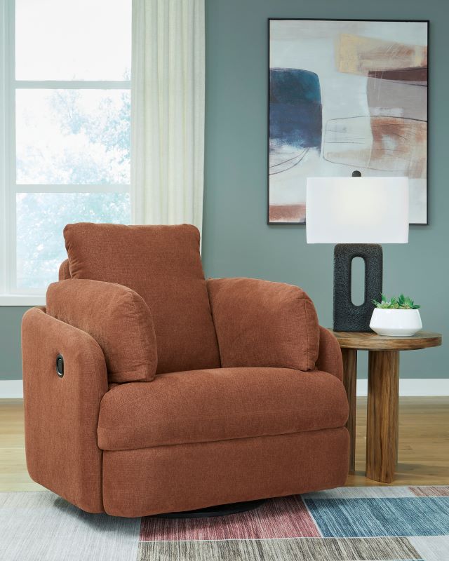Rent To Own Ashley Modmax Spice Swivel Glider Recliner
